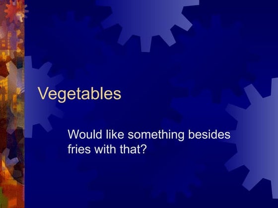 Preparing Vegetable Dishes | PPT