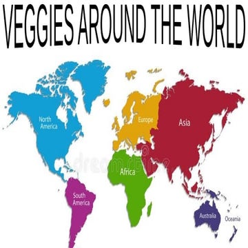 Vegetables Aound the Worlds yyyyyyyyyyyyy | PPTX
