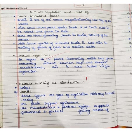 Vegetation notes pdf | PDF
