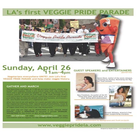 LA Veggie Pride Flyer | PDF