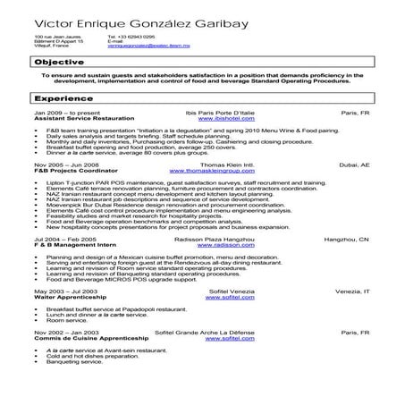 veggprofessionalresume Sep2010 | PDF | Free Download