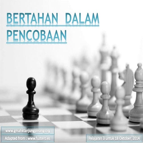 Pelajaran sekolah sabat ke 3 triwulan 4 2014 | PPT