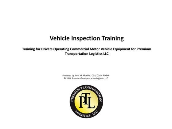 Preventative Maintenance (PMCS) of HMMWV | PPTX