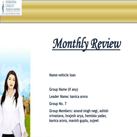 Vehicle loans...... | PPTX