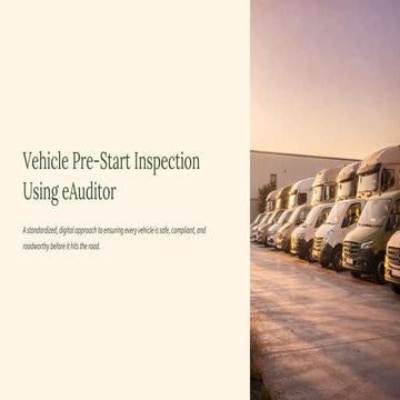 Ecosure Inspection Checklist With Eauditor Audits Inspections Pdf