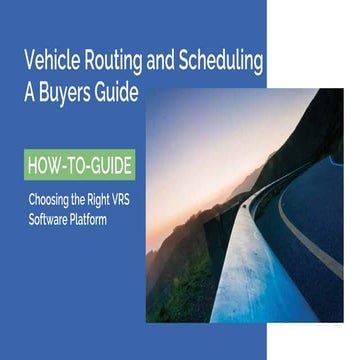 Vehicle Routing and Scheduling | PDF