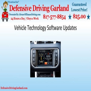 Vehicle technology software updates | PPT