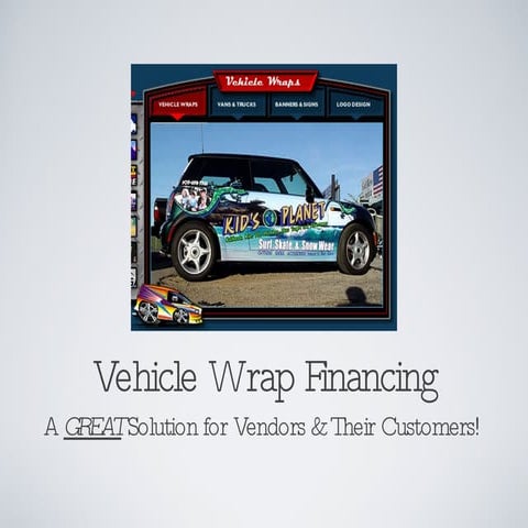 Vehicle Wrap Financing | PPT