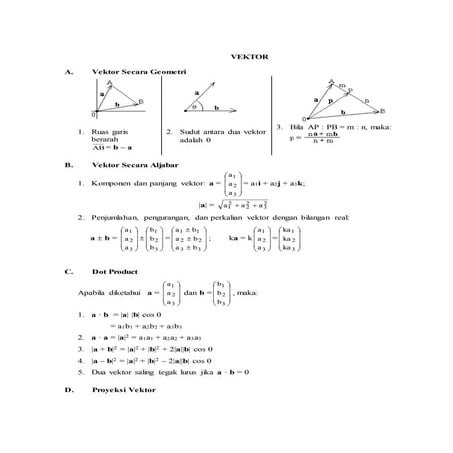 LKS Matematika Materi Vektor | DOCX