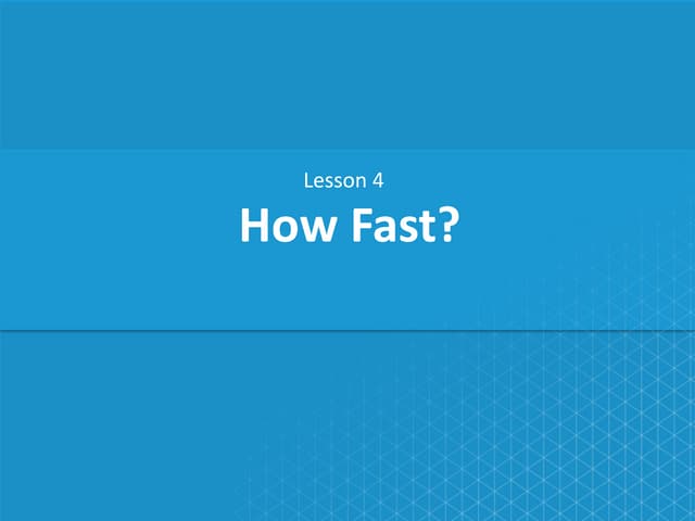 Speed and Velocity presentation and activity | PPTX