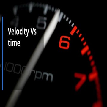 Understanding Velocity versus Time Graph.pptx