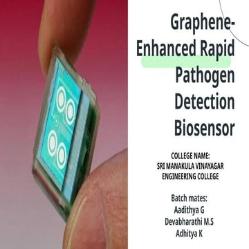 Graphene enhanced rapid pathogen detecting biosensor | PPT