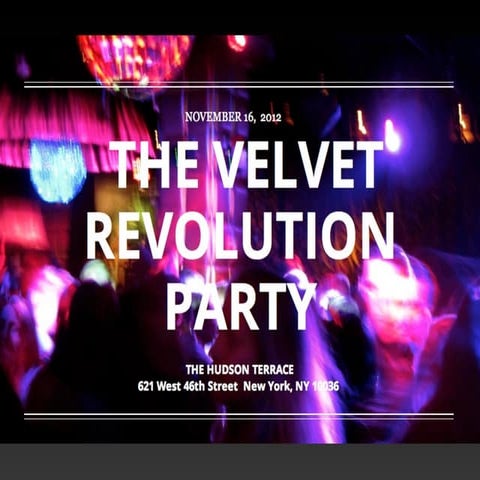 Velvet Revolution Party 2010 | PDF