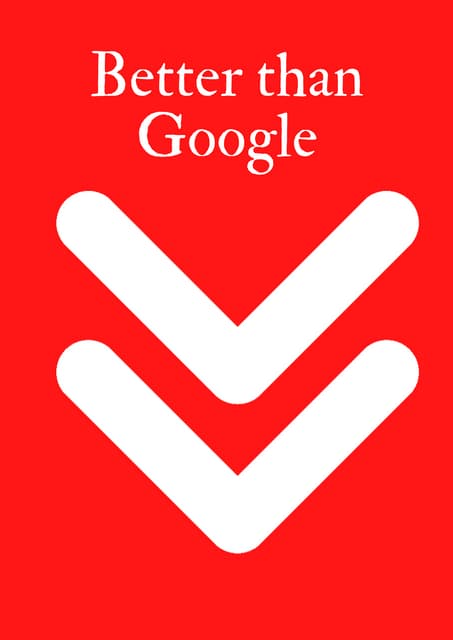 Better than google | PDF