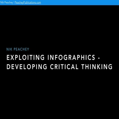 Exploiting Infographics - Developing Critical Thinking | PDF