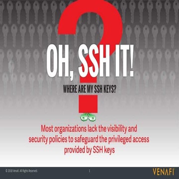 Where Are My SSH Keys? | PPTX