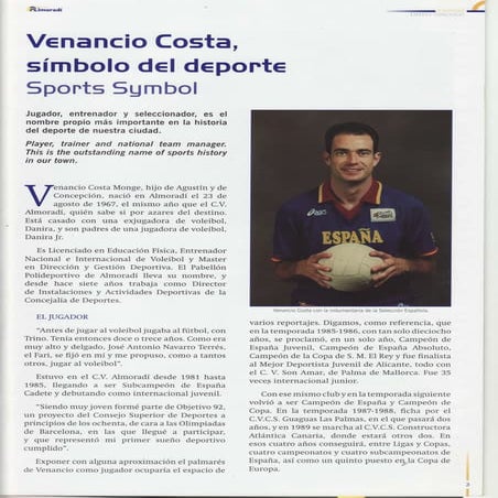 Venancio Costa, símbolo del deporte en Almoradí | PDF