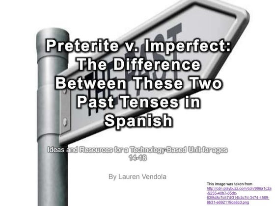 Preterite imperfect mnemonic | PPT