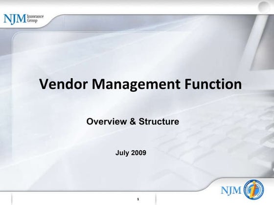 SAP MM Vendor master | PPTX