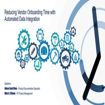 Manage Astera Use Case Reducing Vendor Onboarding Time With Automated Data Integration Slide