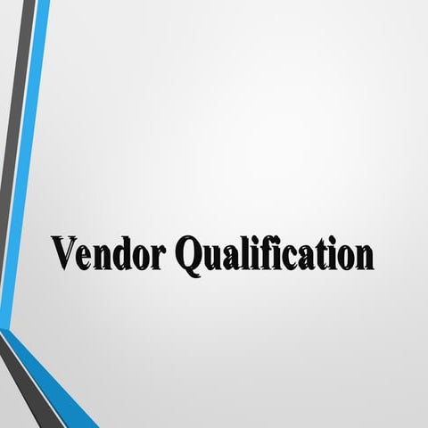vendor Policy PPT training.ppt foe vendor qualification in ...
