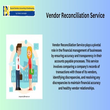 Vendor Reconciliation Service | PDF