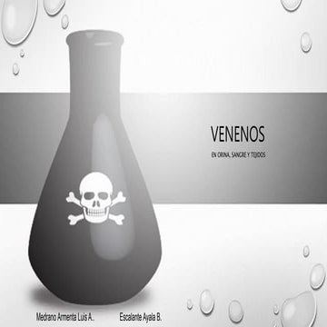 Sustancias Venenosas | PPTX