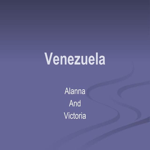 Venezuala presentation for spanish | PDF