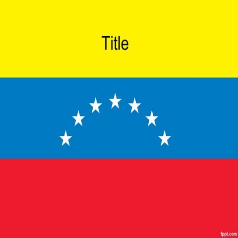 Venezuela Flag Powerpoint Template | PPT