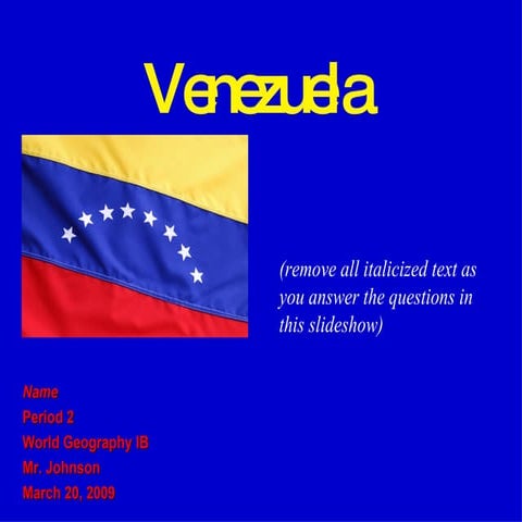 Venezuela Template | PPT