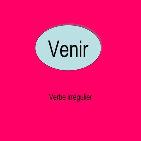 Venir et le passé récent | PPT