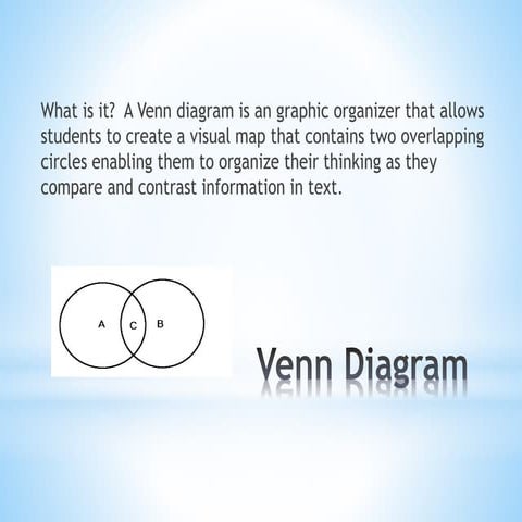 Venn diagram | PPTX | Drawing and Sketching | Arts and Crafts