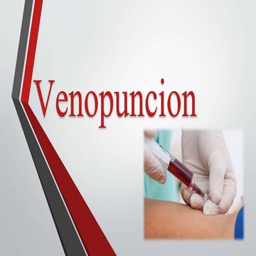 Venopuncion | PPTX