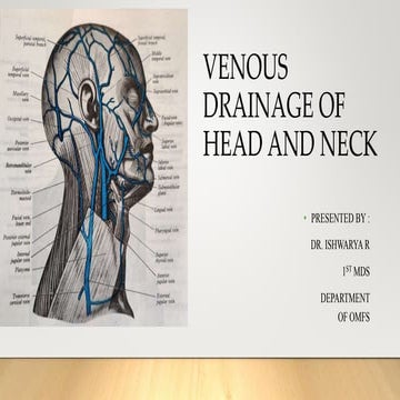 Venous Supply of head, neck and face ish.pptx