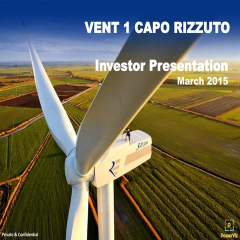 Vent1 wind farm Investor Presentation | PDF