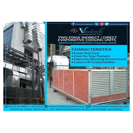 Ventech Evaporative Cooling Units | PDF