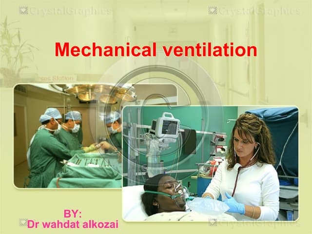 Nursing Care of Ventilated Patient | PPTX | Lung and Respiratory Health | Diseases and Conditions