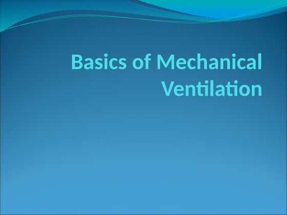 ICU_One_Pager_ventilator | PPTX | Lung and Respiratory Health ...