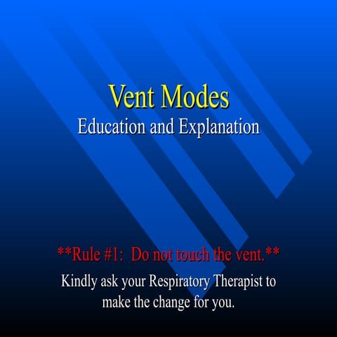 Vent modes | PPT