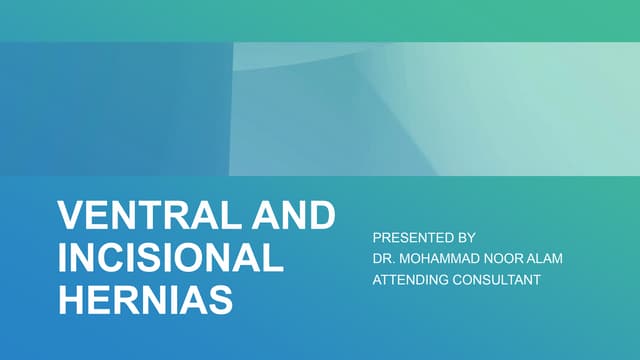 Laparoscopic ipom plus | PPTX