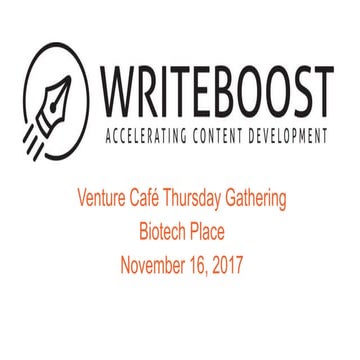 Venture cafe presentation | PPT