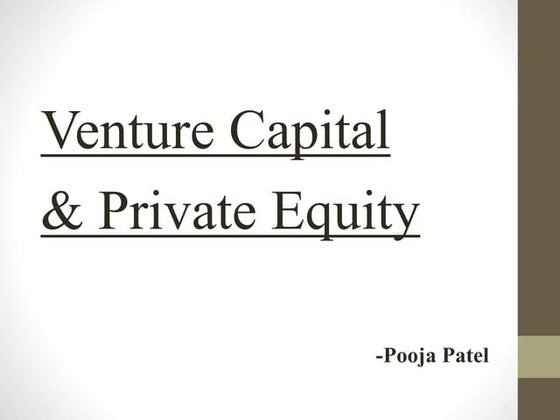 What is Venture? Types and Importance of Venture | PPT