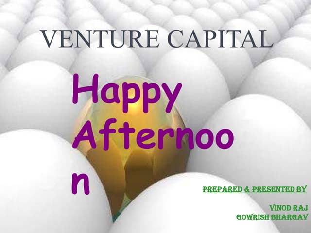 What is Venture? Types and Importance of Venture | PPTX