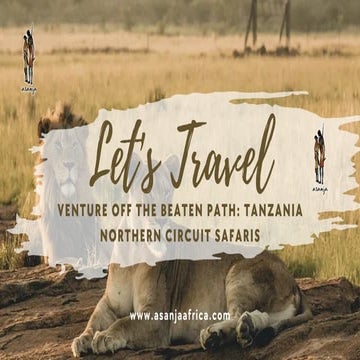 Venture Off the Beaten Path: Tanzania Northern Circuit Safaris | PDF