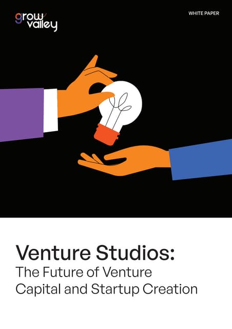 Venture Builder / Start-up Factory Model One-slider Infographic | PPTX
