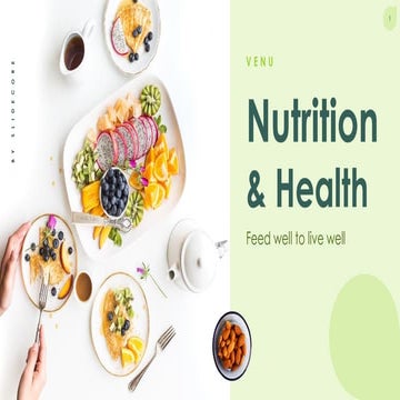 Presentation on Healthy Eating | PPT
