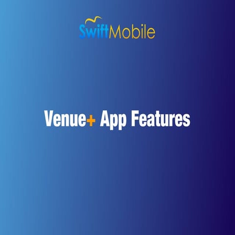 Venue app features slide show | PPT