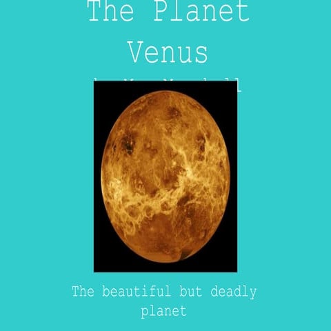Venus the Beautiful Planet | PPT | Space and Astronomy | Science
