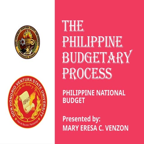 BUDGET PROCESS OF THE PHILIPPINE NATIONAL GOVERNMENT | PPTX