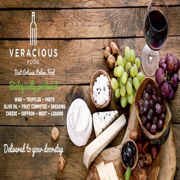 Veracious - Artisan Italian Food | PPT
